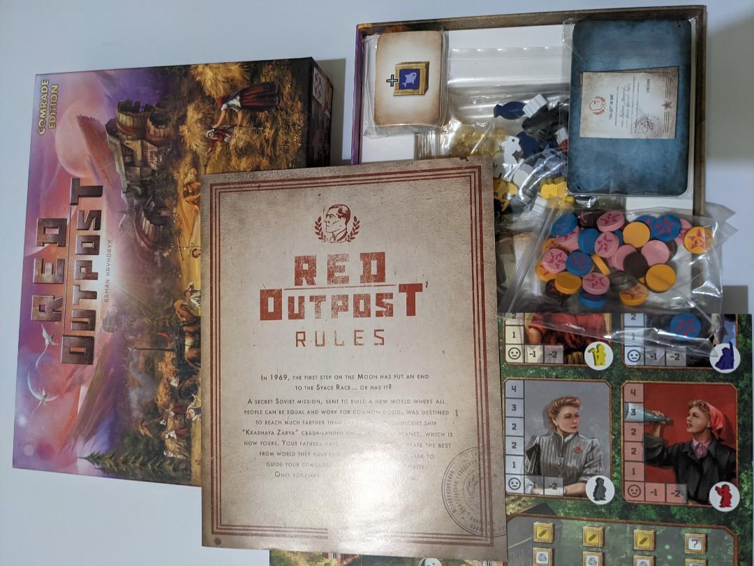 Red Outpost Board Game - Exclusive Comrade Edition, Hobbies & Toys ...