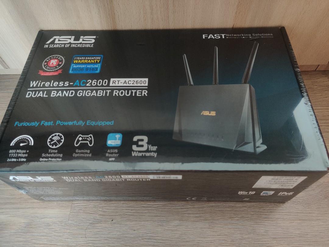 Asus RT-AC2600 Dual Band Gigabit Router, Computers & Tech, Parts ...