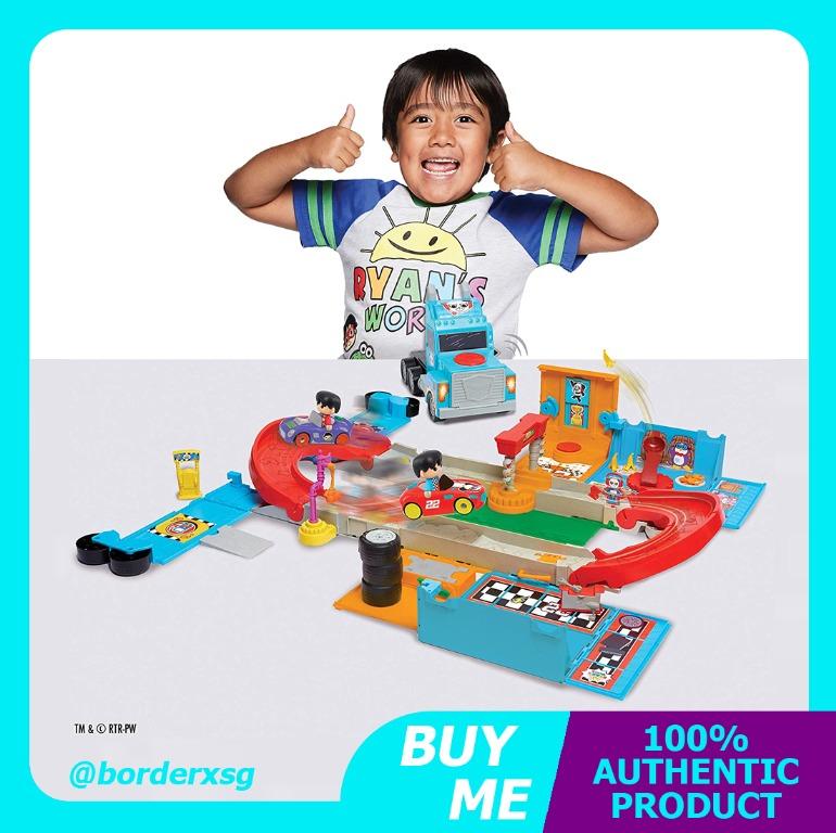 Ryan's Mystery Playdate Mystery Box Raceway, Toys & Games, Bricks ...