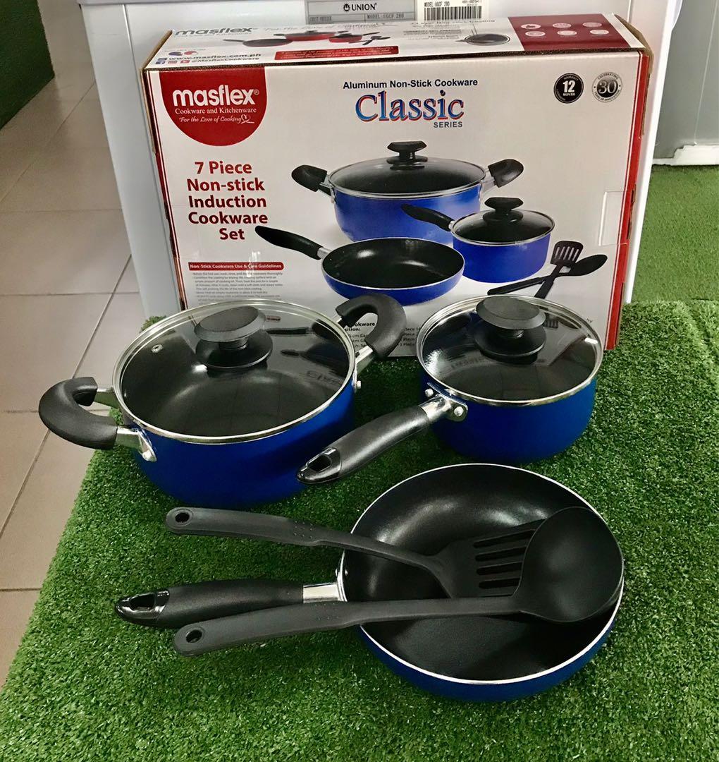 SALE‼️ Masflex 7-pc Aluminum Induction Cookware Set, TV & Home ...