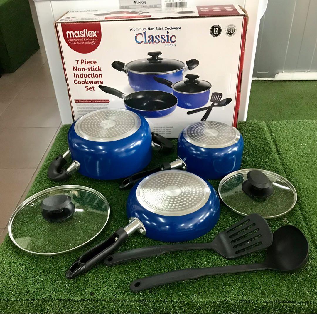 SALE‼️ Masflex 7-pc Aluminum Induction Cookware Set, TV & Home ...
