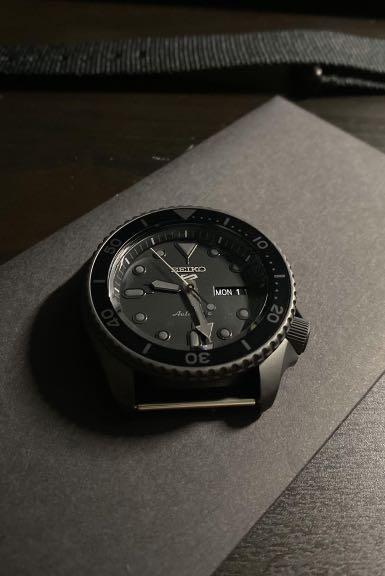 Seiko black SRPD79K1 superman, Men's Fashion, Watches & Accessories ...