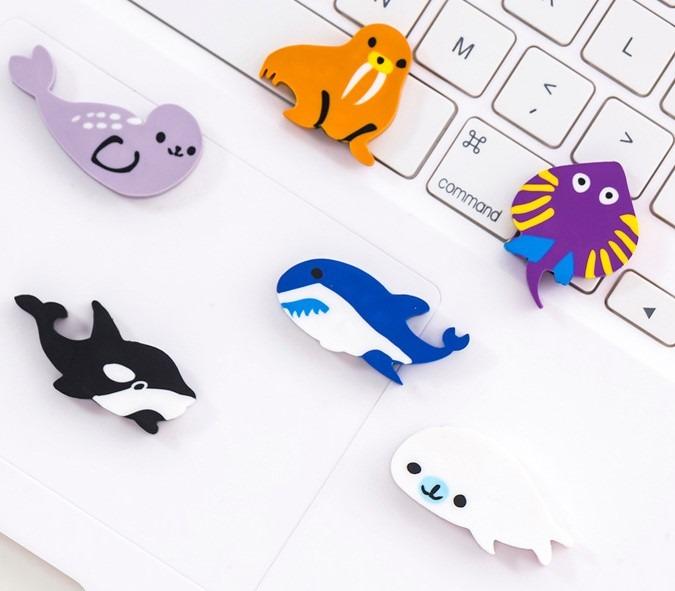 2 Types of Sea themed / Sea Creatures / Mermaid erasers, Hobbies & Toys ...
