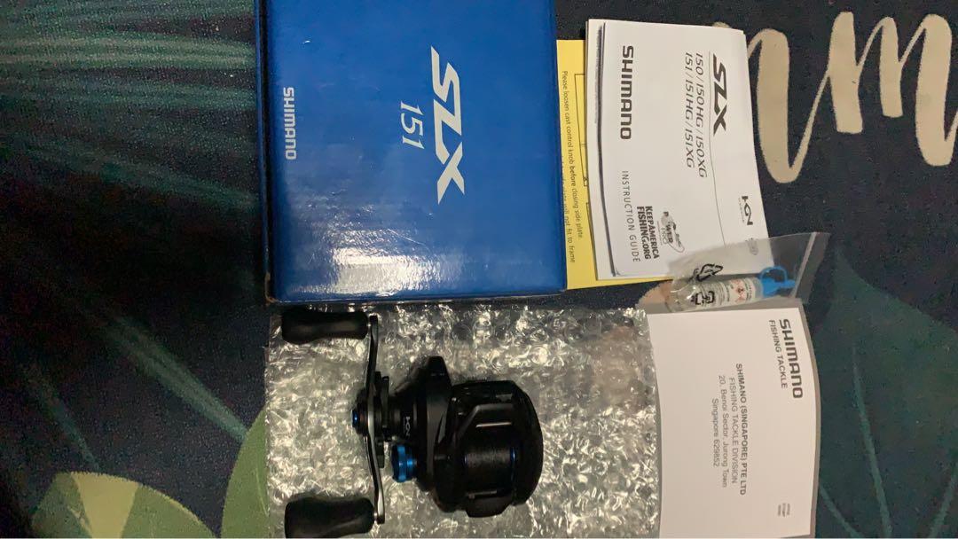 Shimano SLX 151 (left handed) reel, Sports Equipment, Fishing on Carousell