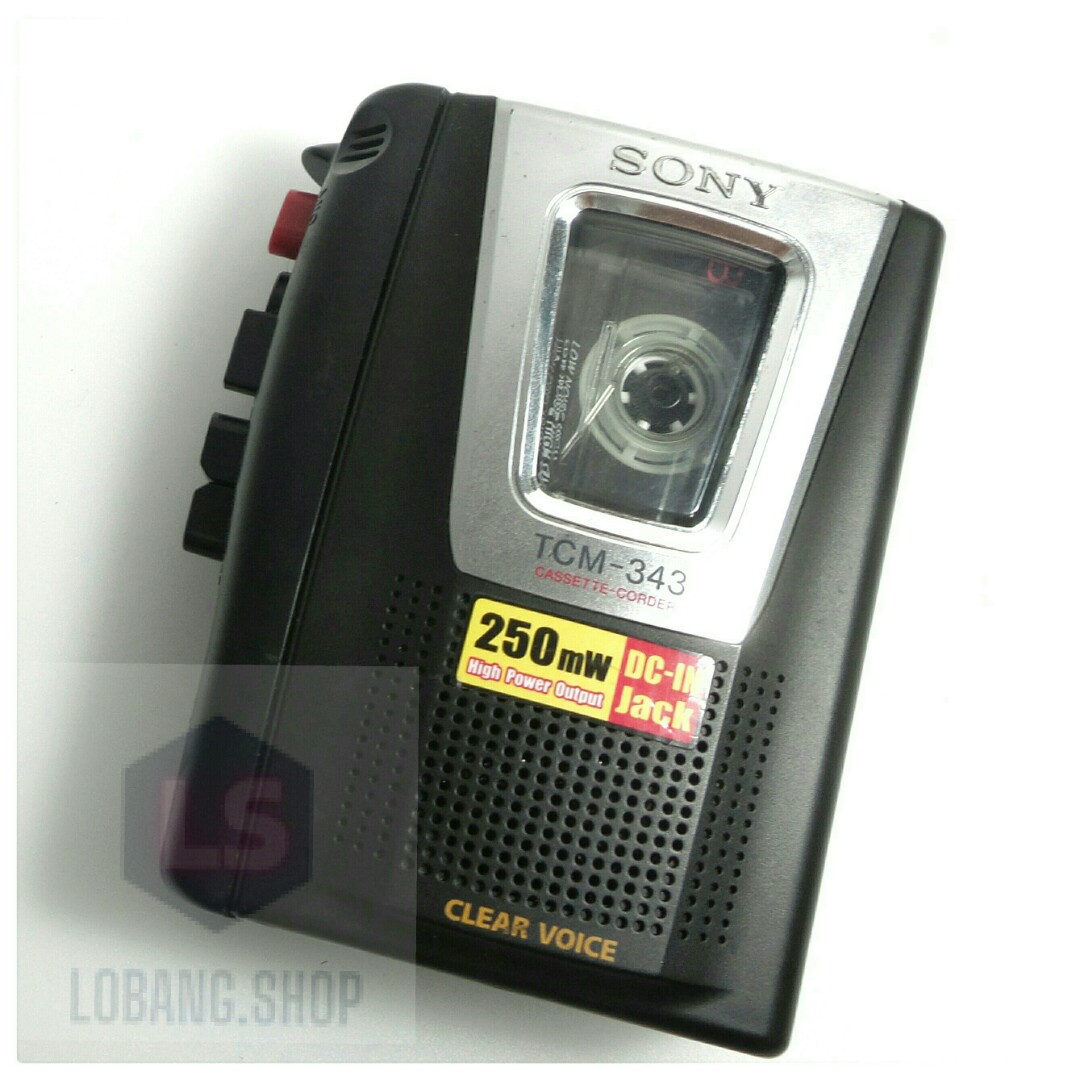 SONY TCM-343 Portable Cassette Player Recorder Walkman Alternative ...