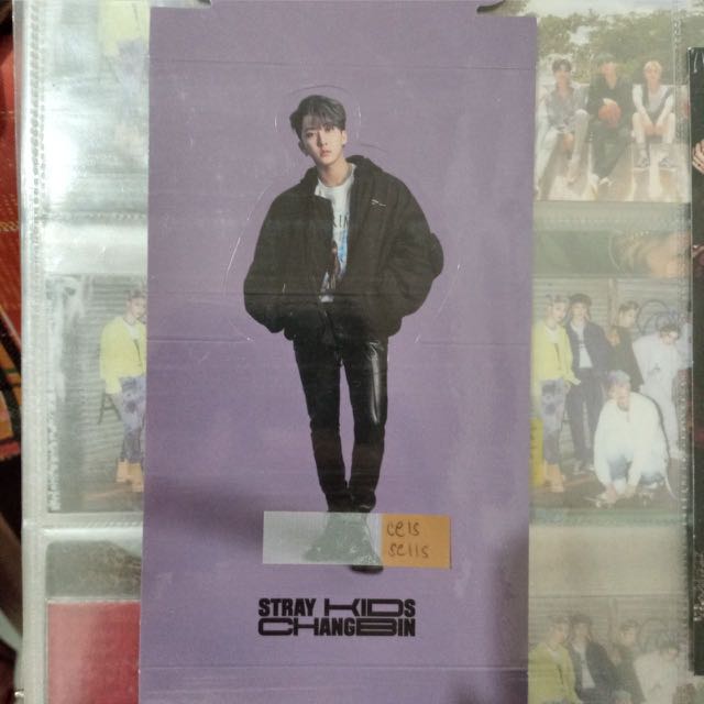 STRAY KIDS Go Live Changbin standee, Hobbies & Toys, Memorabilia ...
