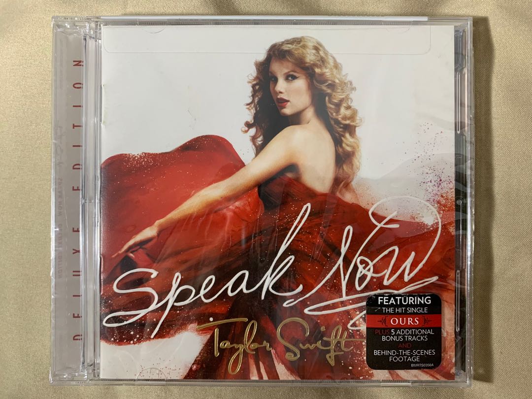 Taylor Swift Speak Now Deluxe Album CD, Hobbies & Toys, Music & Media ...