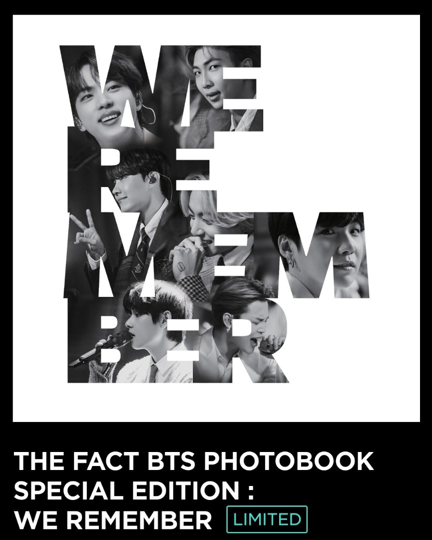 The Fact BTS Photobook Special Edition : We Remember TINGI, Hobbies & Toys, Memorabilia ...