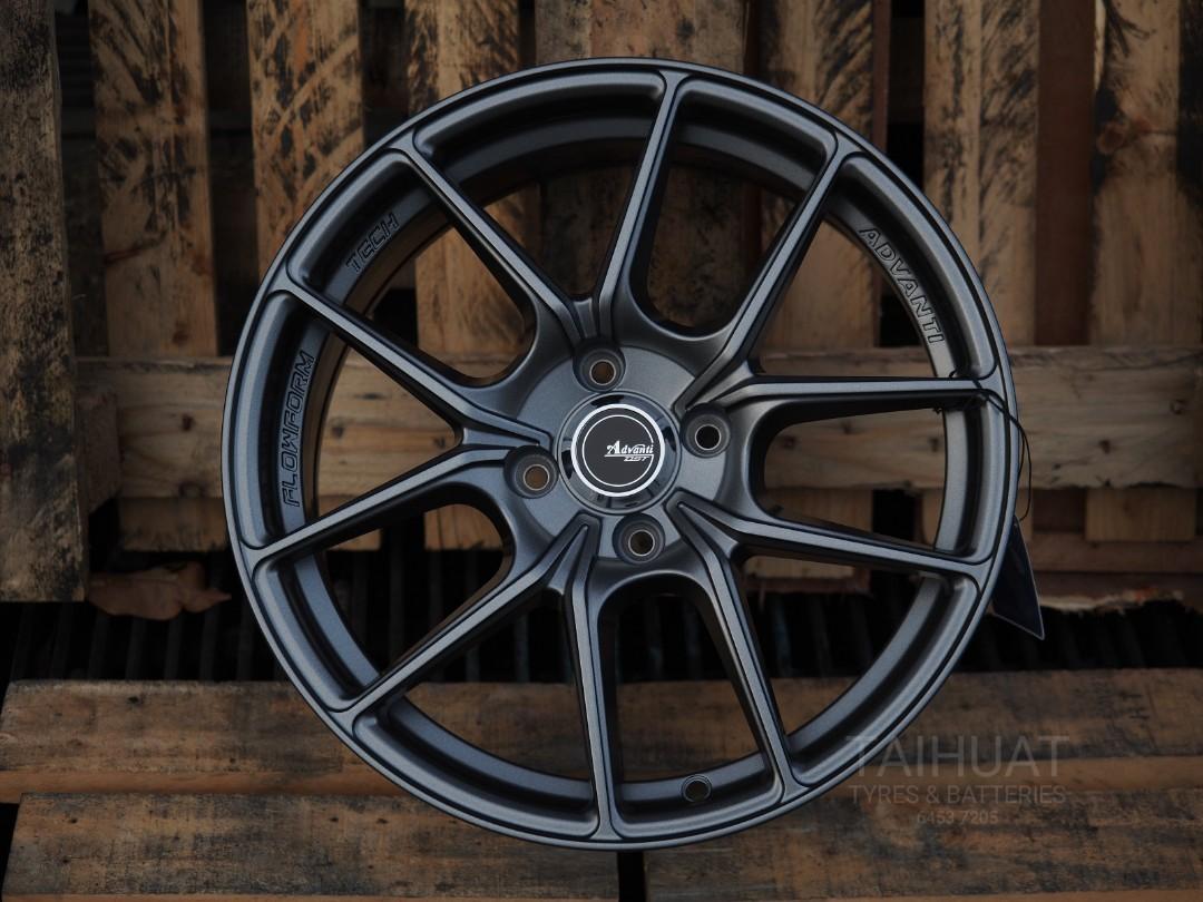 15" ADVANTI RACING VERO 4X100 LIGHT WEIGHT RIMS, Car Accessories, Tyres ...