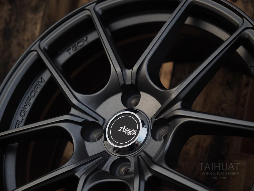 15" ADVANTI RACING VERO 4X100 LIGHT WEIGHT RIMS, Car Accessories, Tyres ...