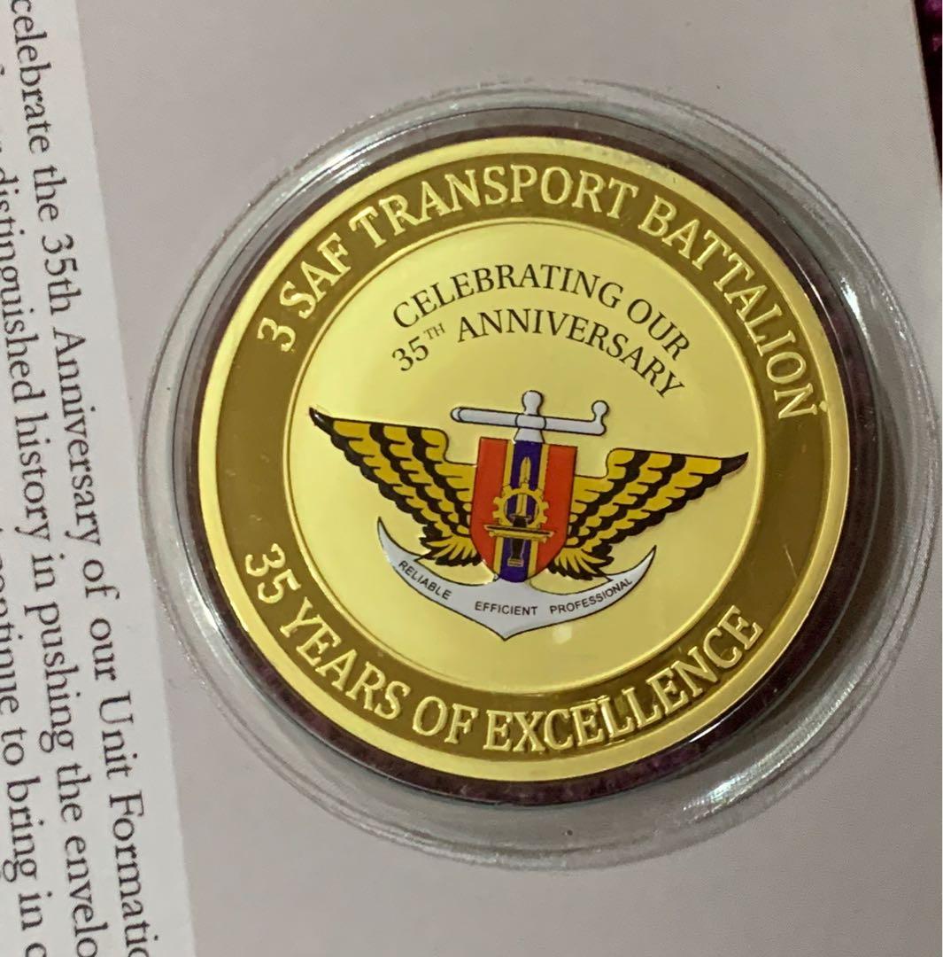 3 SAF Transport Batallion Medallion, Hobbies & Toys, Memorabilia ...
