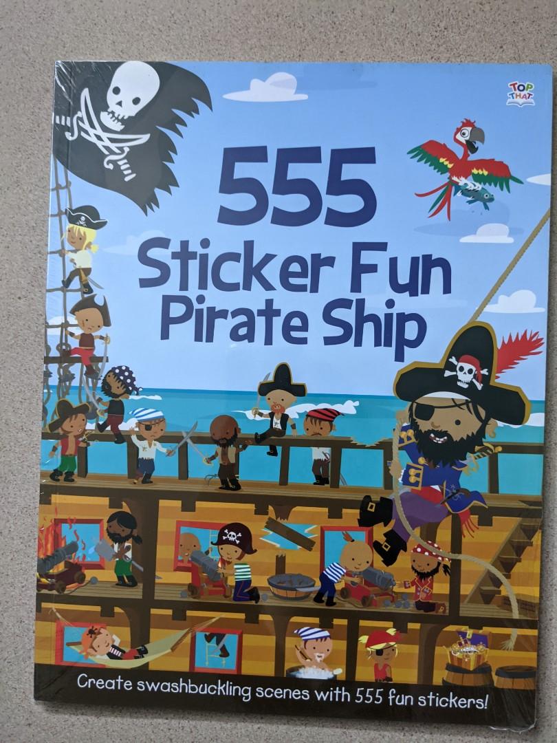 555 Sticker Fun Pirate Ship, Hobbies & Toys, Books & Magazines ...
