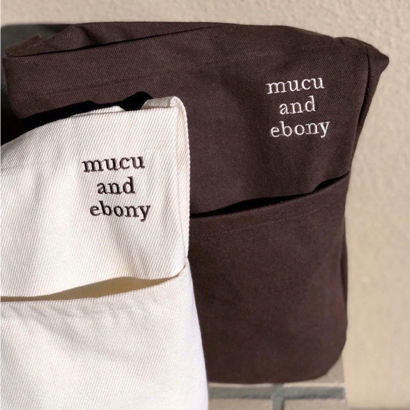 (最後降價)二手近全新 MEMI韓國代購 Mucu and Ebony (M.A.E) Baguette Bag 帆布袋, 她的時尚, 包包與 ...