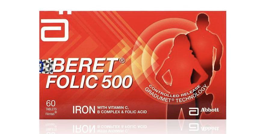 Abbott Iberet Folic 500, Everything Else on Carousell