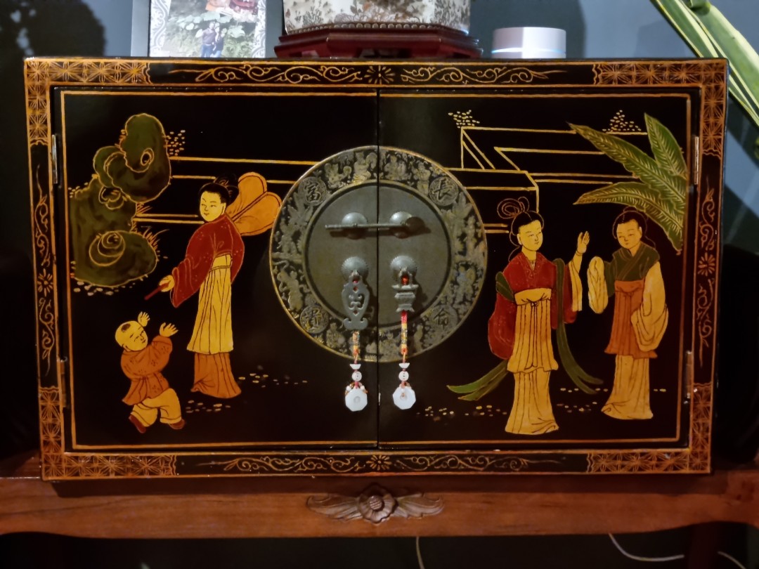 Antique Replica Chinese Cabinet, Furniture & Home Living, Furniture ...