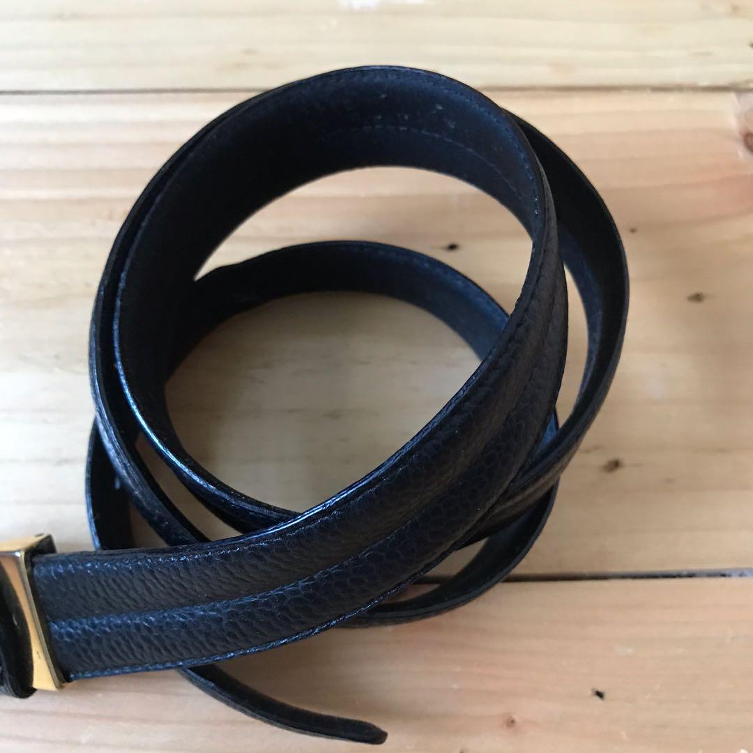 AUTH LANCEL TEXTURED LEATHER BELT, Men's Fashion, Watches & Accessories ...