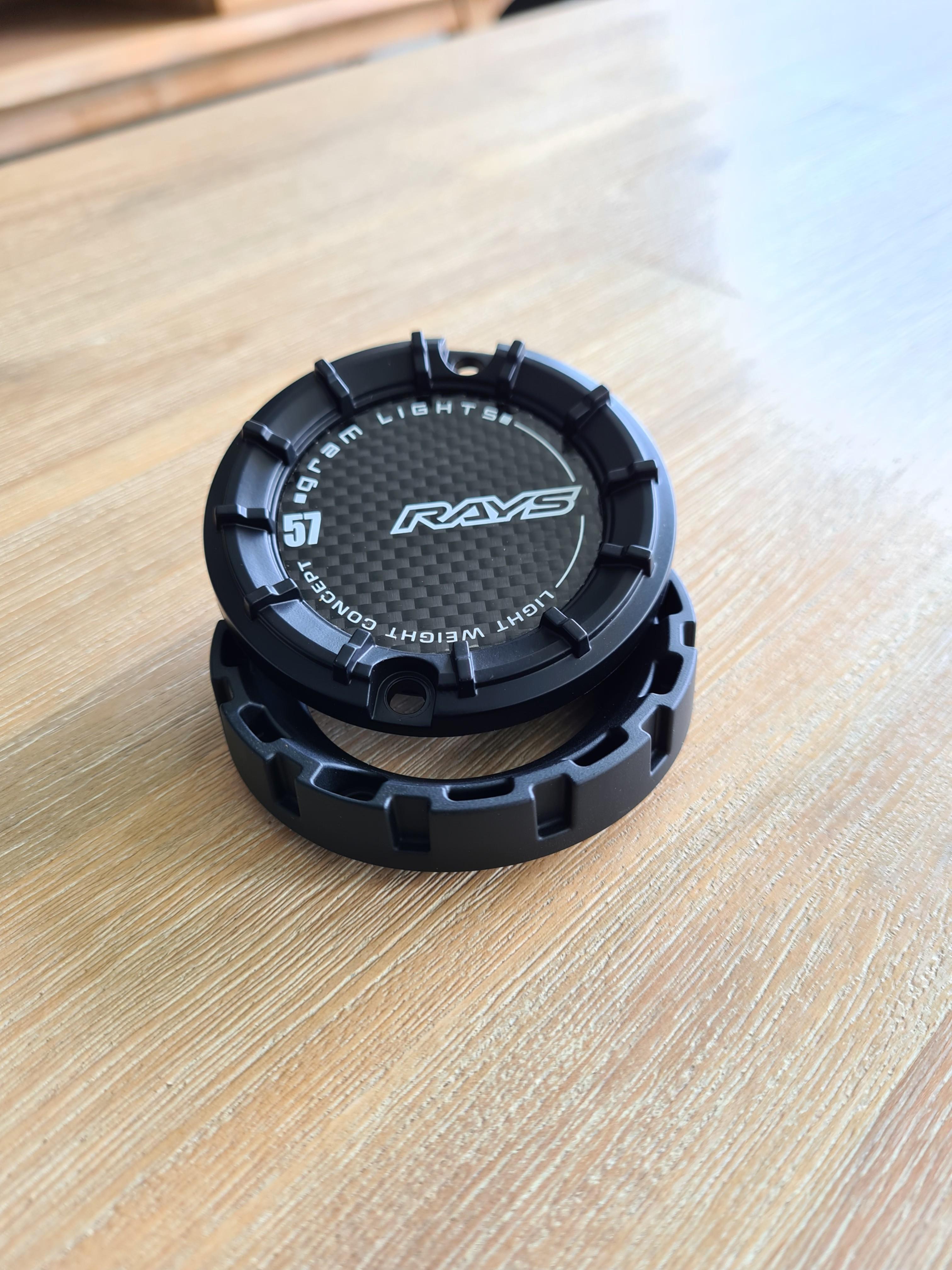 Authentic Rays 57 Transcend / Xtreme Centre Caps, Car Accessories, Accessories on Carousell