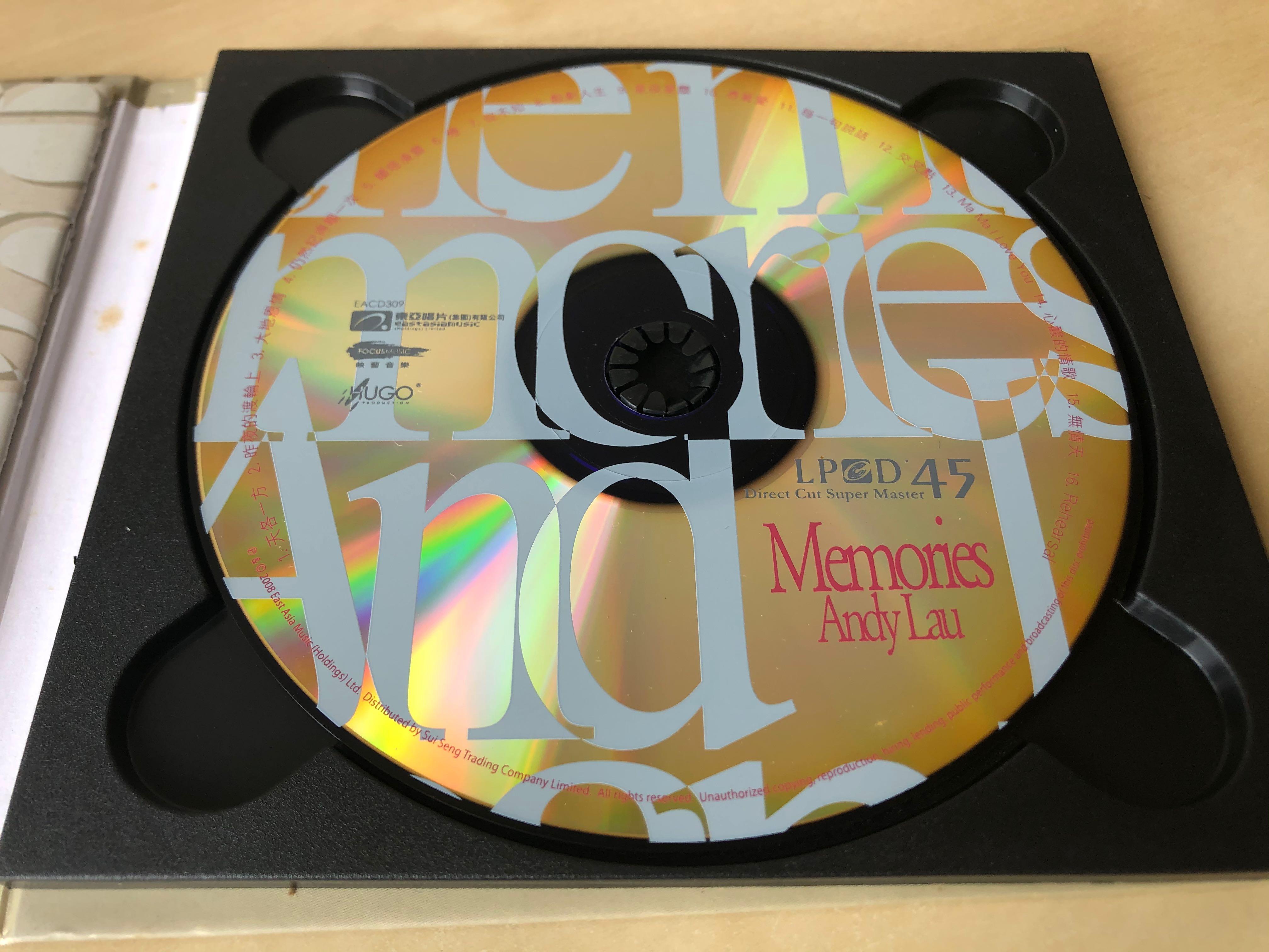 CD丨劉德華 Andy Lau Memories LPCD 45 超級母帶 翻唱 致敬, 興趣及遊戲, 音樂、樂器 & 配件, 音樂與媒體 - CD 及 DVD - Carousell
