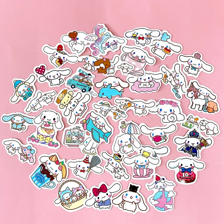 Cinnamoroll Sanrio 30pcs Sticker Set, Hobbies & Toys, Stationery ...