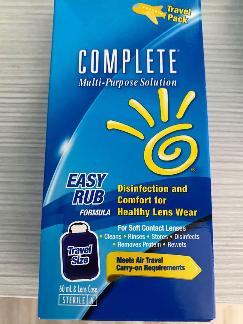 Complete contact lens solution, Health & Beauty, Bath & Body on Carousell