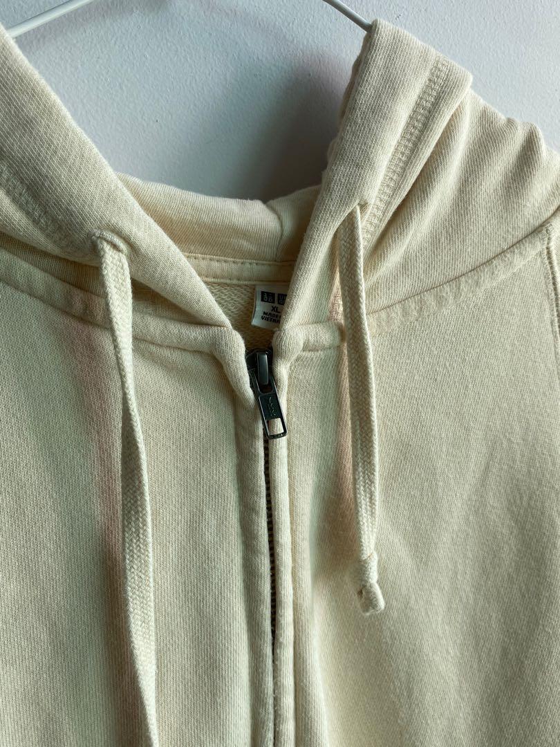 cream zipup jacket, Women's Fashion, Coats, Jackets and Outerwear on ...