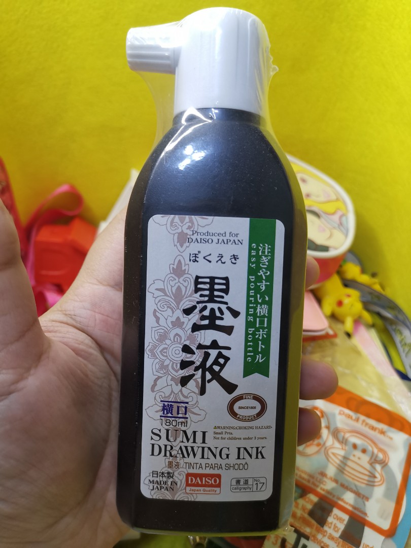 Daiso Sumi Ink, Hobbies & Toys, Stationary & Craft, Stationery & School ...