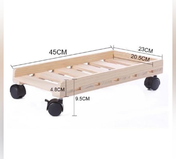 Desktop PC rack with wheels, Furniture & Home Living, Furniture ...