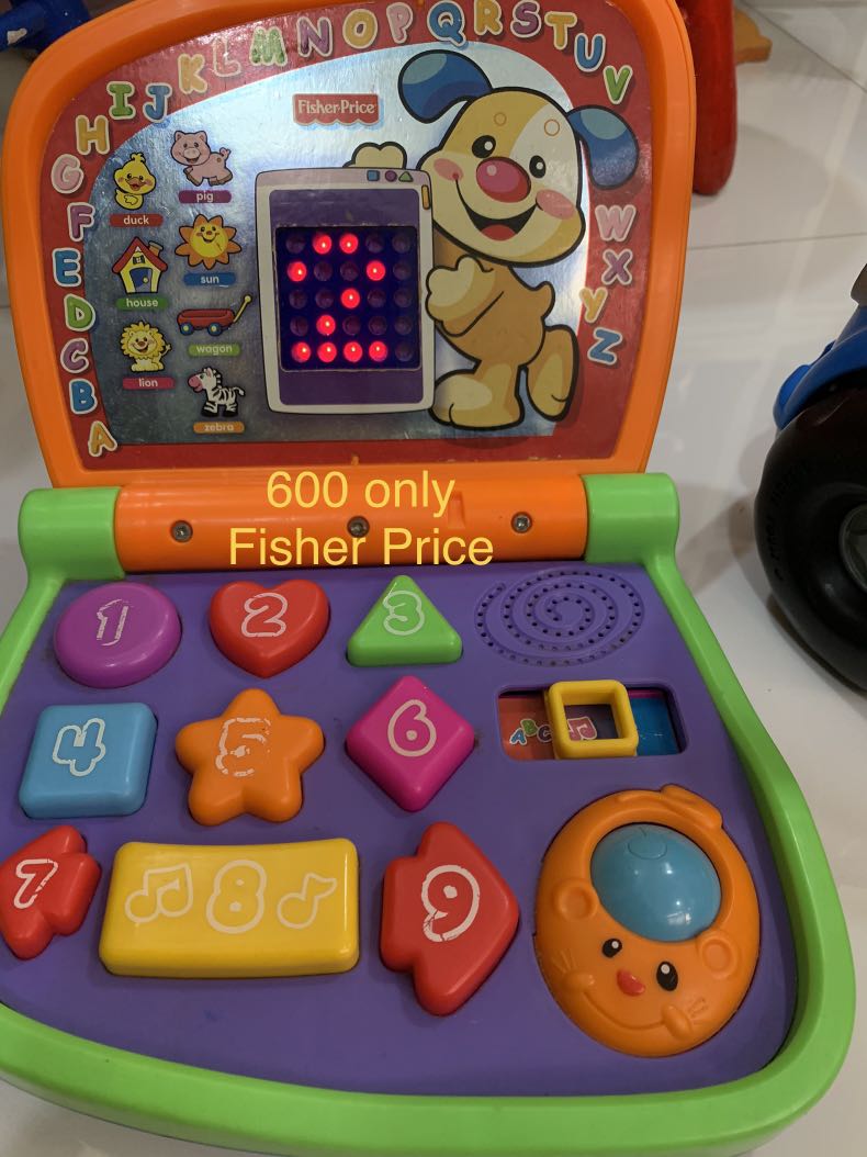 Fisher Price laptop Numbers, Hobbies & Toys, Toys & Games on Carousell