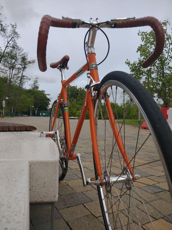 Fixie Bike - Vintage Orange Crescent Classic Fixie Bike 1970s, Sports ...