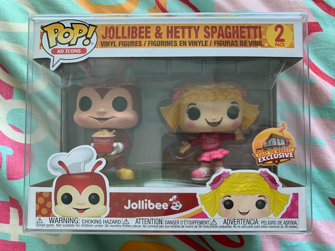 Funko Pop! As icons Jollibee & Hetty spaghetti (limited to first to ...