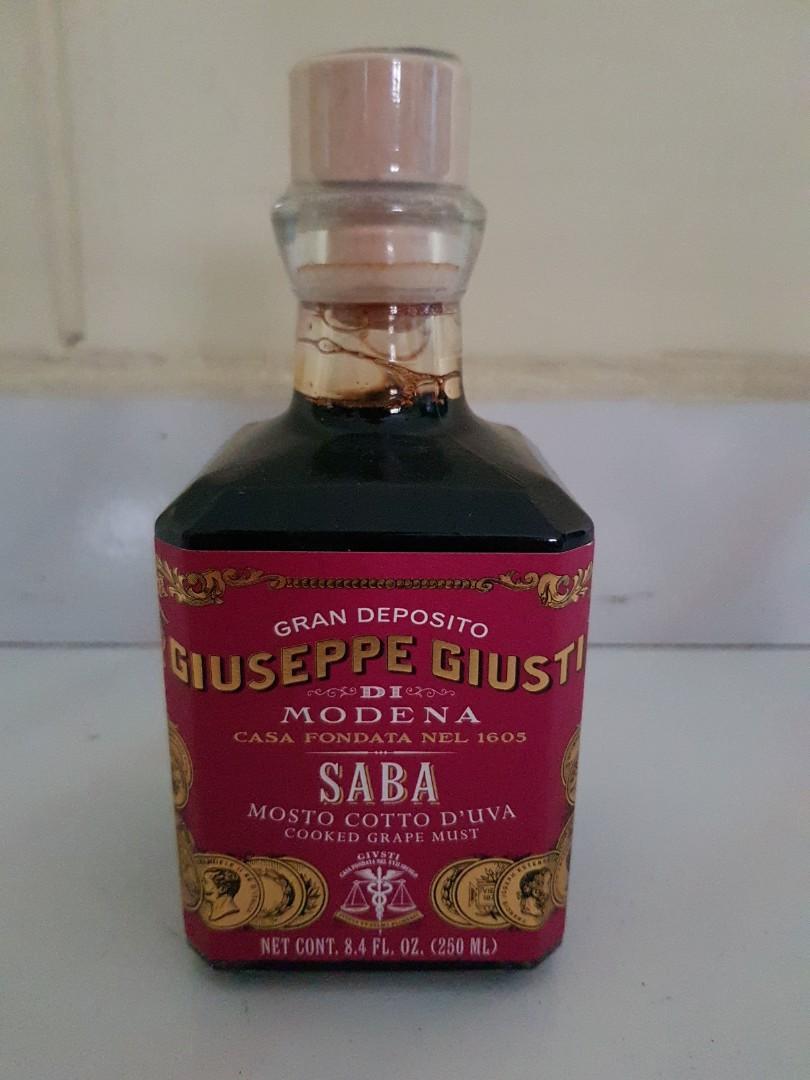 Giuseppe Giusti Saba Cooked Grape Must, Food & Drinks, Packaged ...