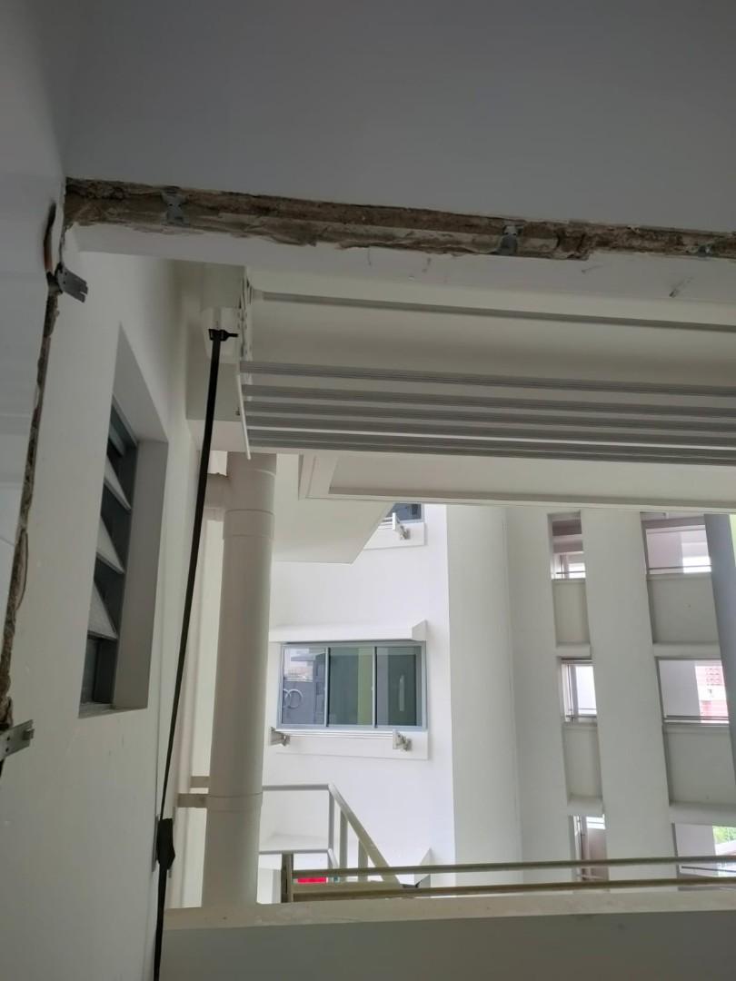 Hdb drying rack with rope holder, Furniture & Home Living, Bathroom ...