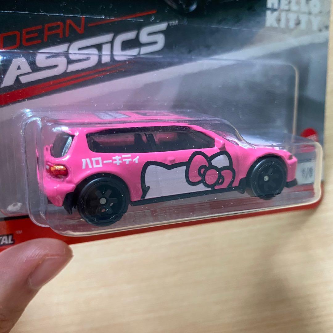 Hotwheels Modern Classics Hello Kitty Honda Civic eg 1972 Mercedes Benz ...