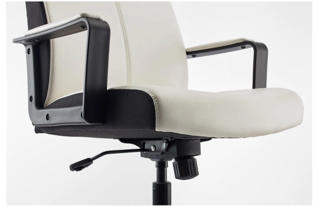 IKEA MILLBERGET Swivel chair - Kimstad white, Furniture & Home Living ...