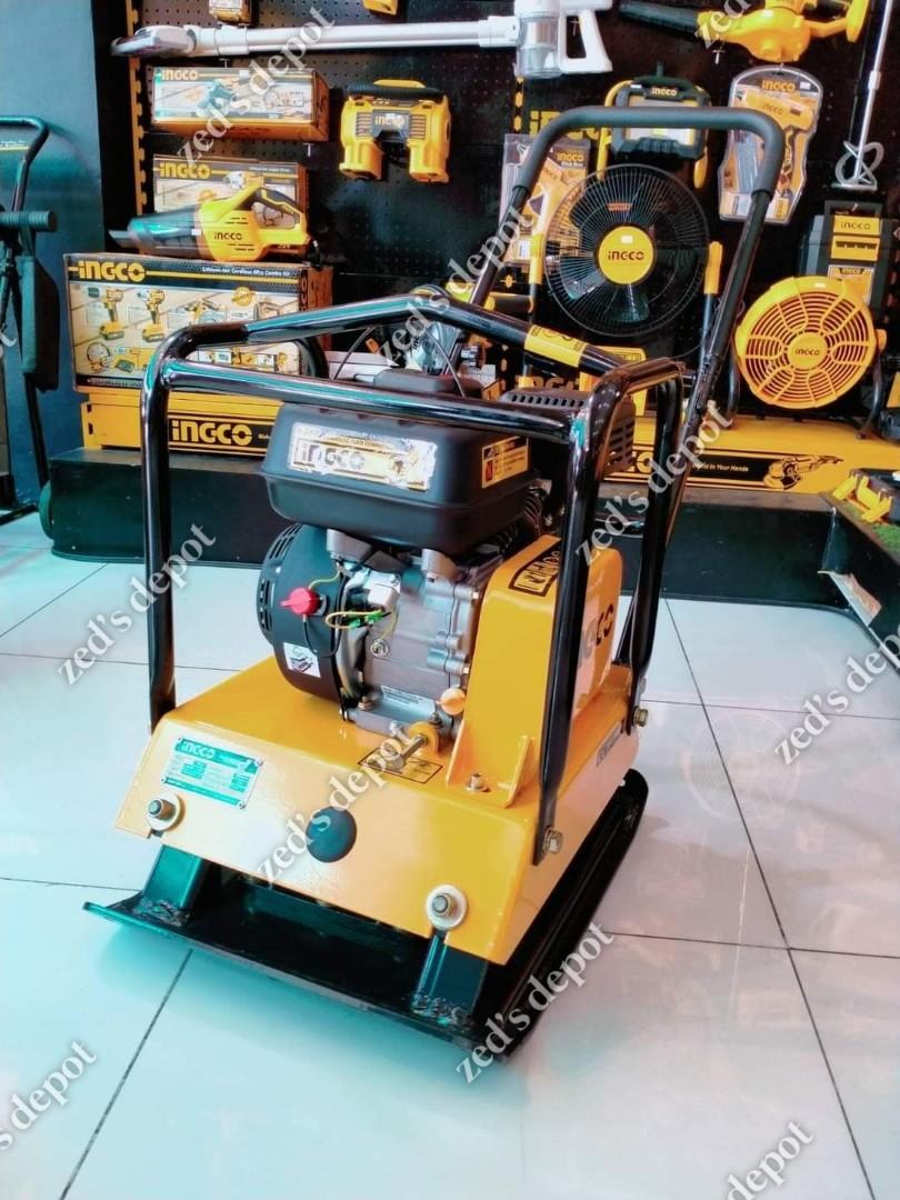 INGCO GCP100-2 6.5HP Gasoline Engine Plate Compactor Set (Industrial ...