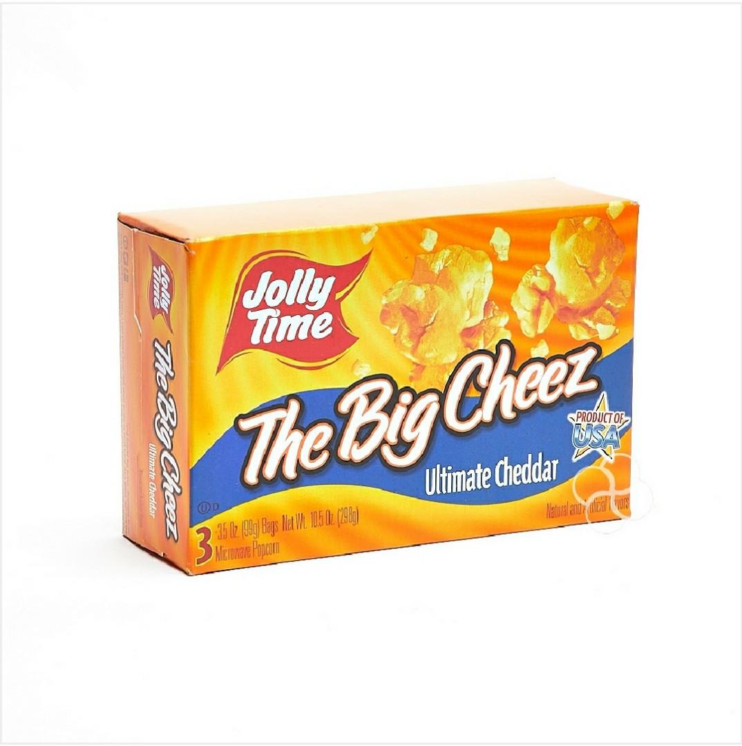 Jolly Time The Big Cheez Popcorn (3 bags per box), Food & Drinks ...