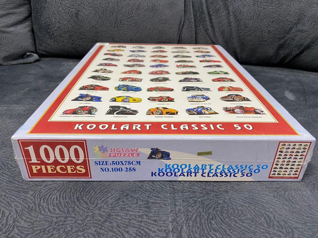 Koolart Classic 50 vintage cars 1000 pieces puzzle, Hobbies & Toys ...