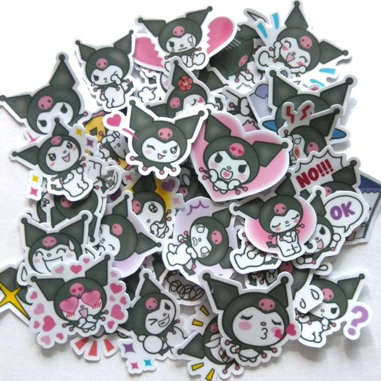 Kuromi Sticker Set 40 pieces, Hobbies & Toys, Stationery & Craft, Craft ...