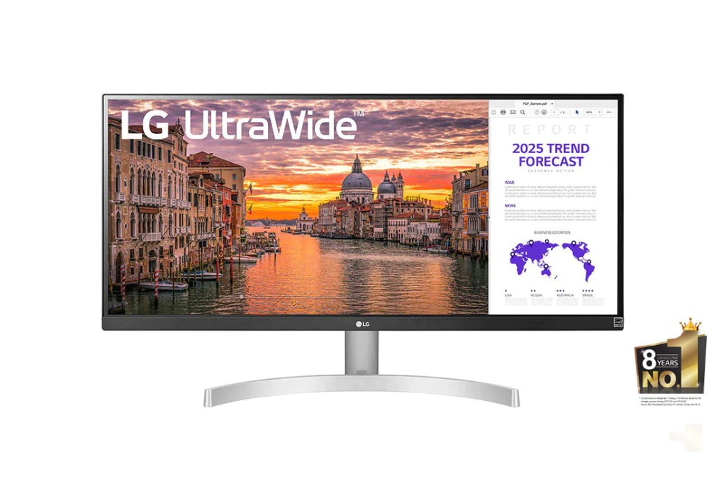 LG 29WN600-W 29 inch 21:9 UltraWide WFHD IPS HDR10 Monitor with ...