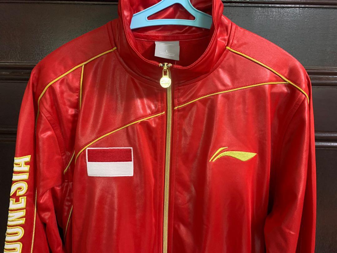 Li Ning Indonesia badminton jacket, Men's Fashion, Activewear on Carousell