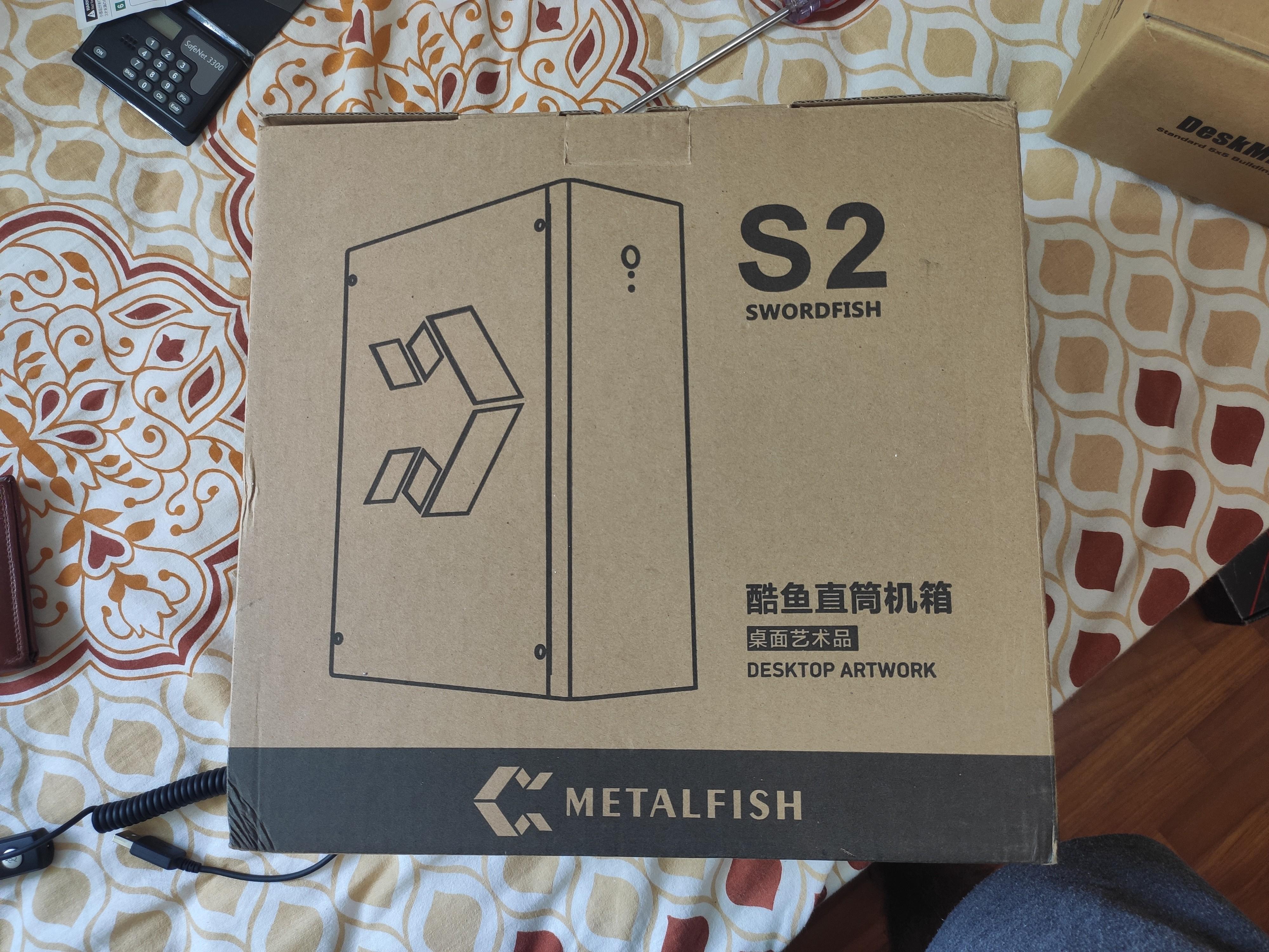 Like new Metalfish S2 itx SFF HTPC matx case with pico psu 200W dell DC ...
