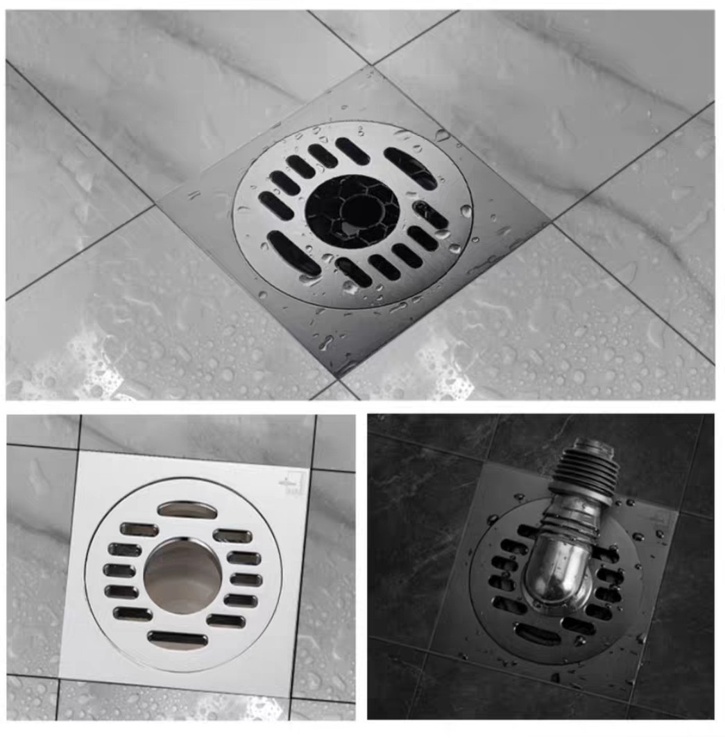 Metal Drain/drainage cover with washing machine/dish washer adaptor ...