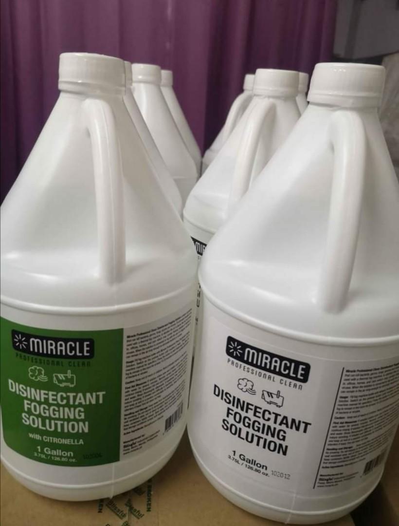 Miracle Disinfectant Fogging Solution, Furniture & Home Living ... Miracle Disinfectant Fogging Solution, Furniture & Home Living ...