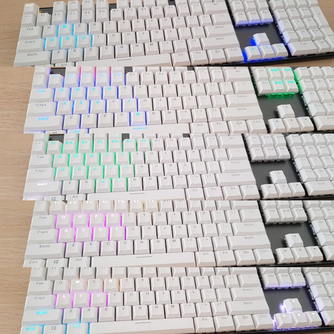 Modded 104 Keys RGB Motospeed CK 104 Keyboard, Computers & Tech, Parts ...