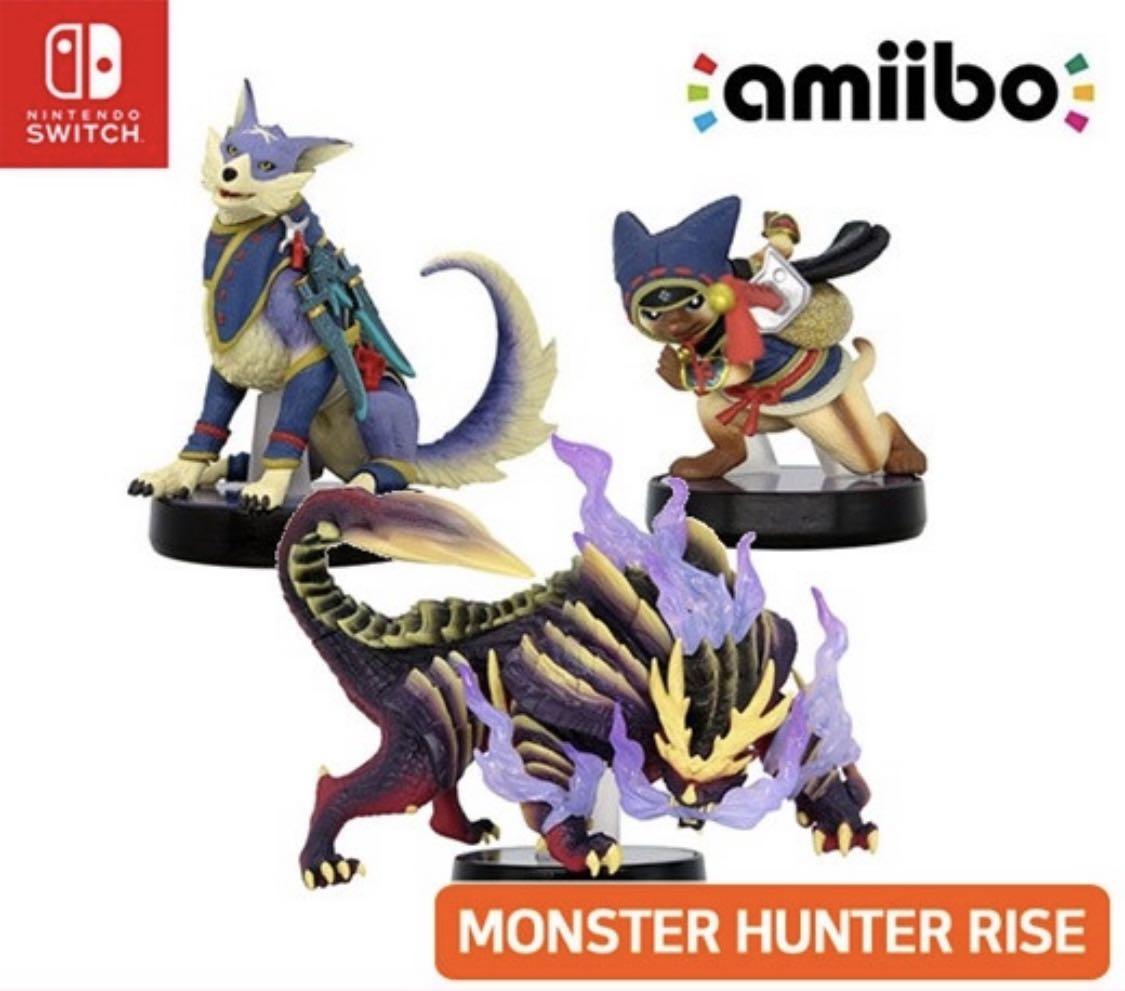 Monster hunter rise amiibo, Video Gaming, Video Game Consoles, Nintendo ...