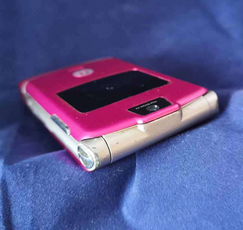 Motorola V3 RAZR Iconic Metal Flip Phone (Pink), Mobile Phones & Gadgets, Mobile Phones, Early ...