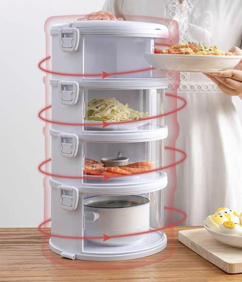 Multi Tier Stackable Food Storage, Furniture & Home Living, Kitchenware ...