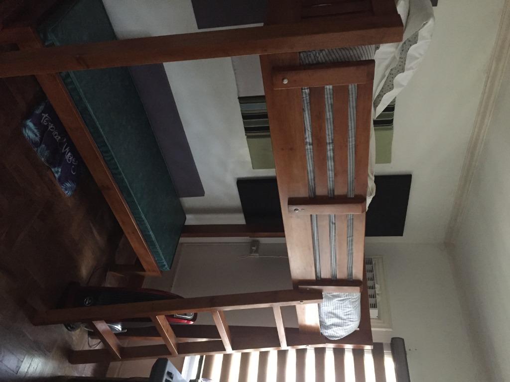 Murphy Bed w/ Bench, Furniture & Home Living, Furniture, Bed Frames ...