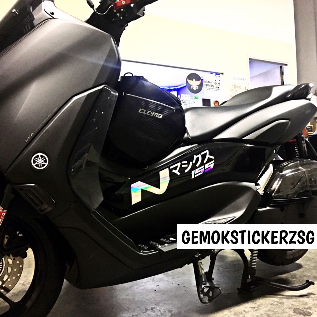 NMAX IN JAPANESE DECAL, Motorcycles, Motorcycle Accessories on Carousell