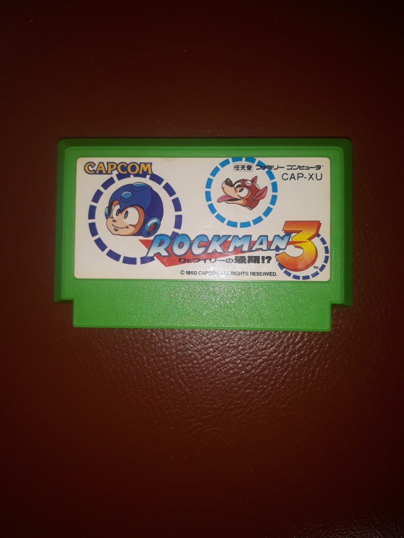 Original Family Computer game Rockman 3, Video Gaming, Video Games ...